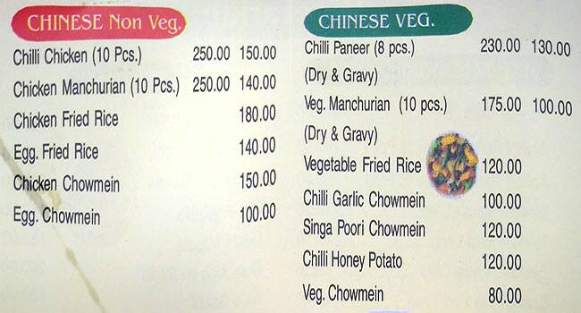 Menu at The kitchen exotica, New Delhi, G7RJ+3P6
