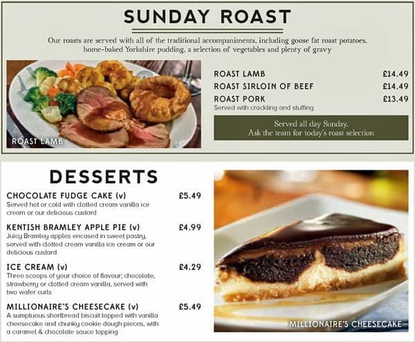 Menu at Marlborough Head pub & bar, London, 24 North Audley Street