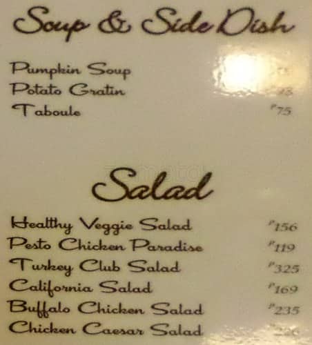 Menu at Kitchen, Taguig