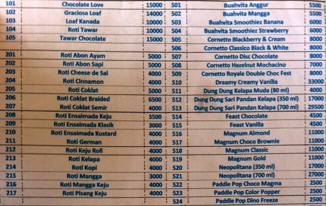 Julie's Bakeshop Menu, Menu for Julie's Bakeshop, Karawaci, Tangerang ...