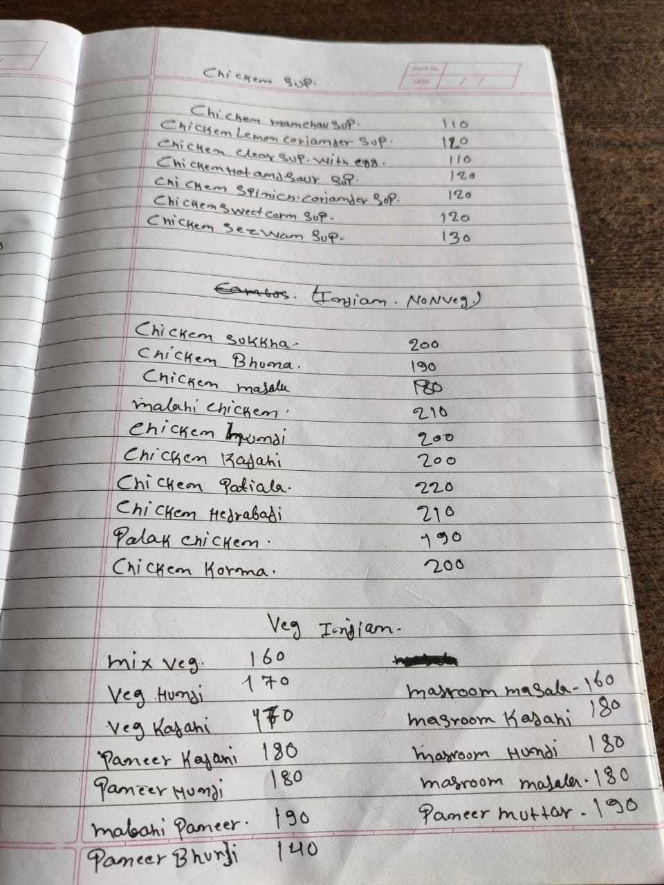 Menu of A-1 Kitchen, Goregaon East, Mumbai