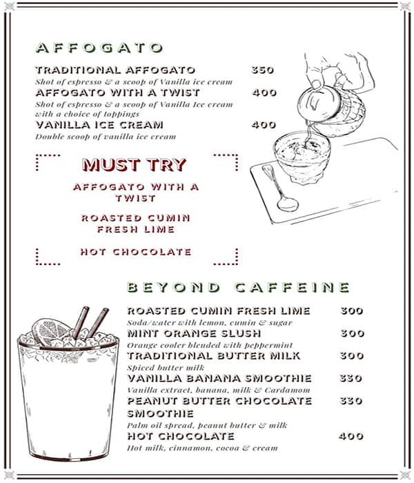 Menu of Re:Fuel by Aloft New Delhi Aerocity, Aerocity, New Delhi