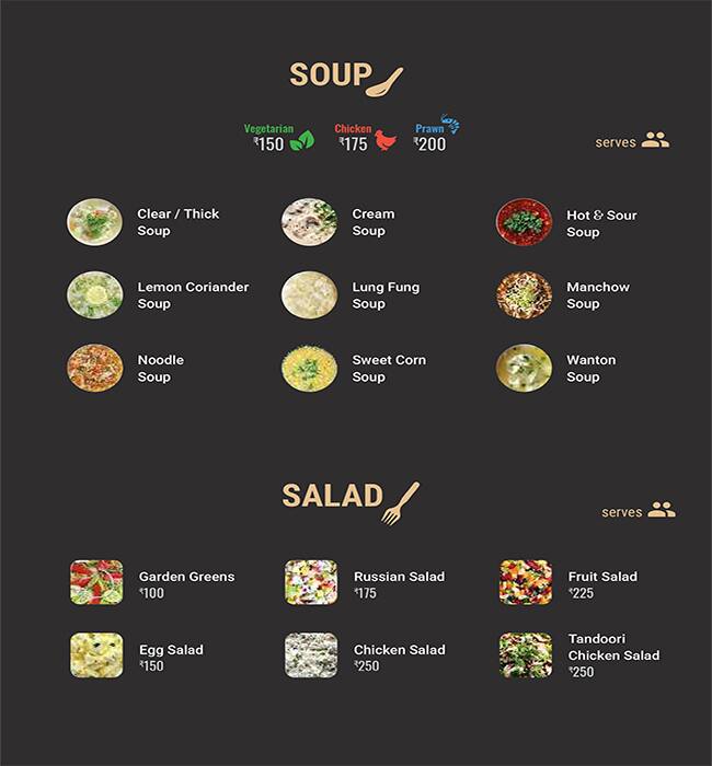 Menu of Red Xpress, Sector 5, Salt Lake, Kolkata