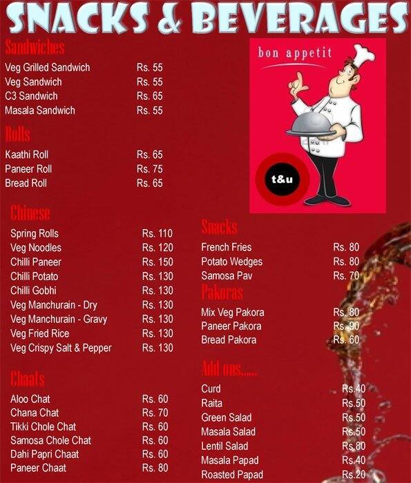 Tea & You Menu, Menu for Tea & You, HSR, Bangalore - Zomato