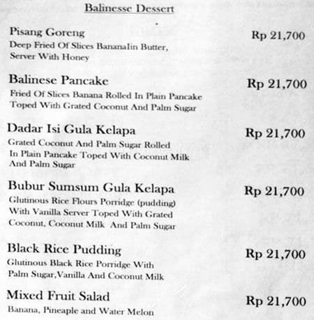 Menu at Restaurant Gede Fish & Pizza & Burger &Salad, Purwakerti, Jln ...