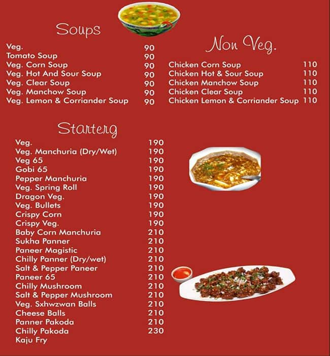 Menu of Babai Hotel Biryani House, Tolichowki, Hyderabad