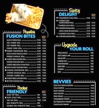 Menu of Rolls & Meal, Raj Nagar Extension, Ghaziabad