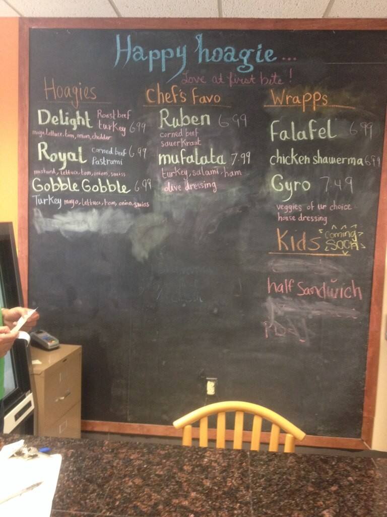 Menu at Happy Hoagie, Memphis, N Germantown Pkwy