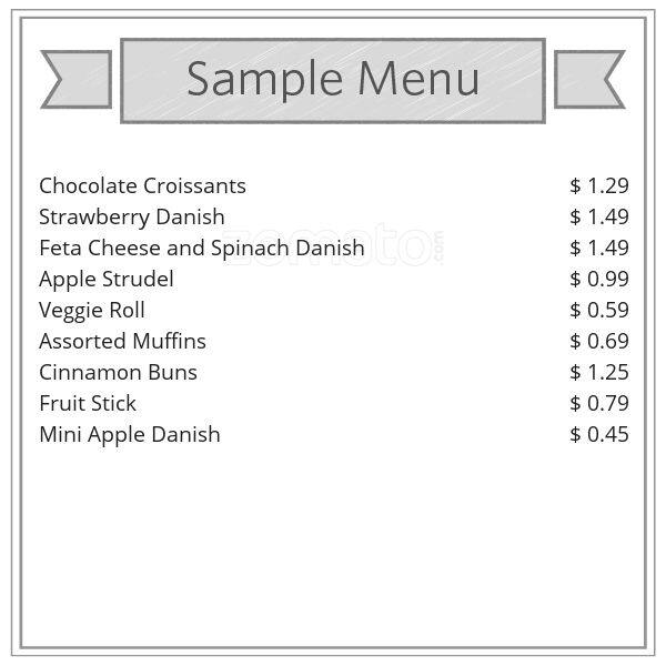 Bun King Bakery & Deli Menu - Urbanspoon/Zomato