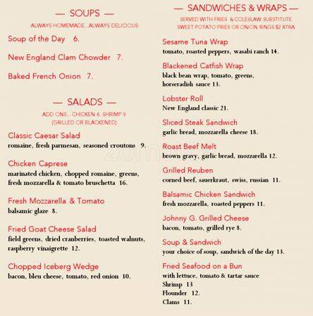 Menu at Jackson Road House pub & bar, Seaford