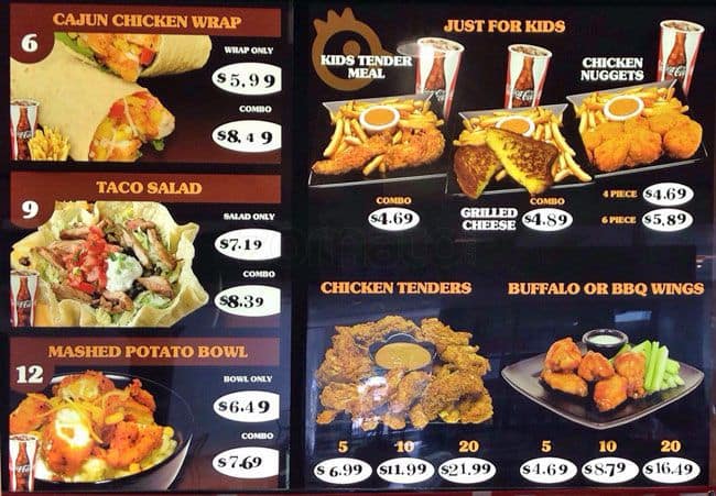 Menu at Chicken Now restaurant, Langhorne Manor, Lincoln Hwy