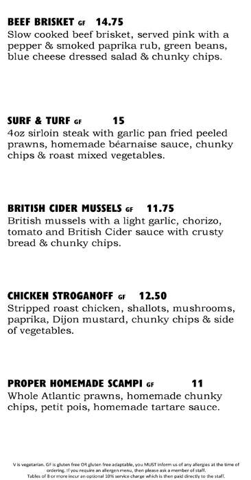 Menu at Harrisons Restaurant, Barton-upon-Humber