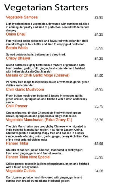Menu at Nest pub & bar, Wembley, 104-106 Windermere Ave
