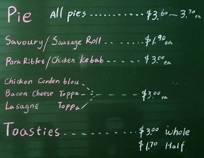 Menu at Udy Street Corner Takeaways restaurant, Lower Hutt, 134 Nelson St