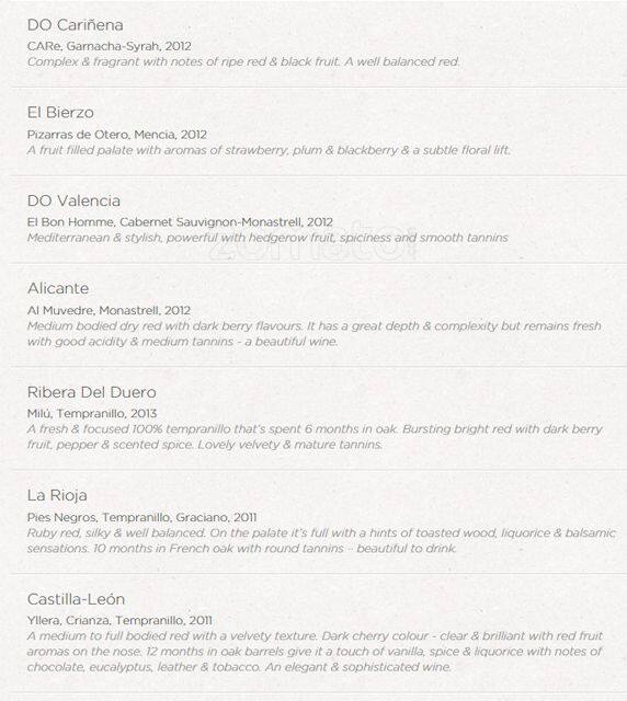Menu At Las Tapas De Lola Pub And Bar Dublin