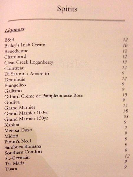 Menu at Shuckers pub & bar, Seattle