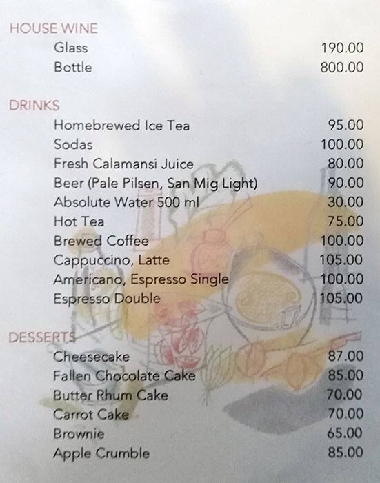 Menu at Uno Restaurant, Quezon City, 195 T Morato Ave
