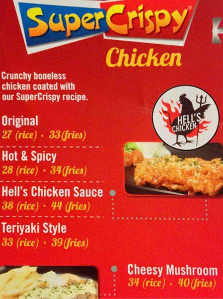 Menu at De Crunch Factory restaurant, Tangerang, Food Court Mango Farm