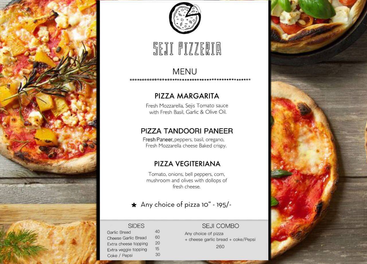 Seji Pizzeria Menu, Menu for Seji Pizzeria, Sadashiv Peth, Pune - Zomato