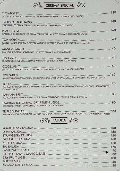 Menu at The Citrine Fine Dine, Boisar, Shop 13