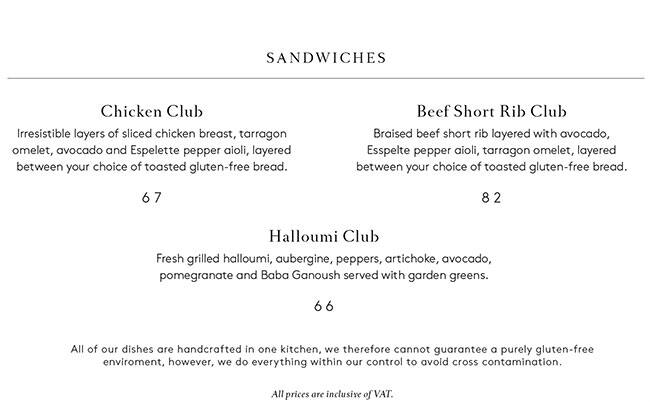 Menu at Cafe Bateel, Dubai, Al Barsha 1