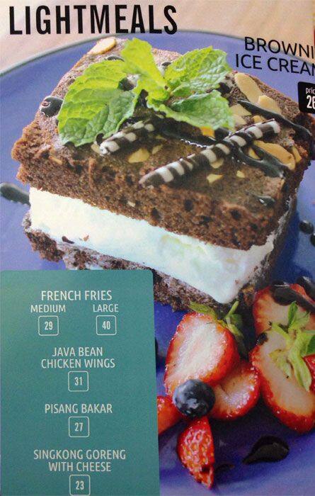 Menu at Java Bean Coffee & Resto cafe, Jakarta, Jl. Jend. Sudirman No.50