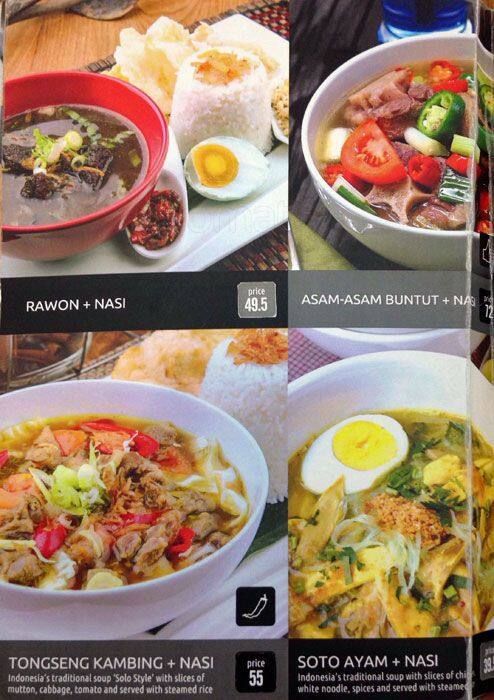 Menu at Java Bean Coffee & Resto cafe, Jakarta, Jl. Jend. Sudirman No.50