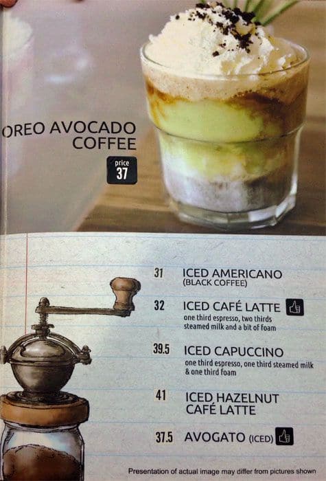 Menu at Java Bean Coffee & Resto cafe, Jakarta, Jl. Jend. Sudirman No.50