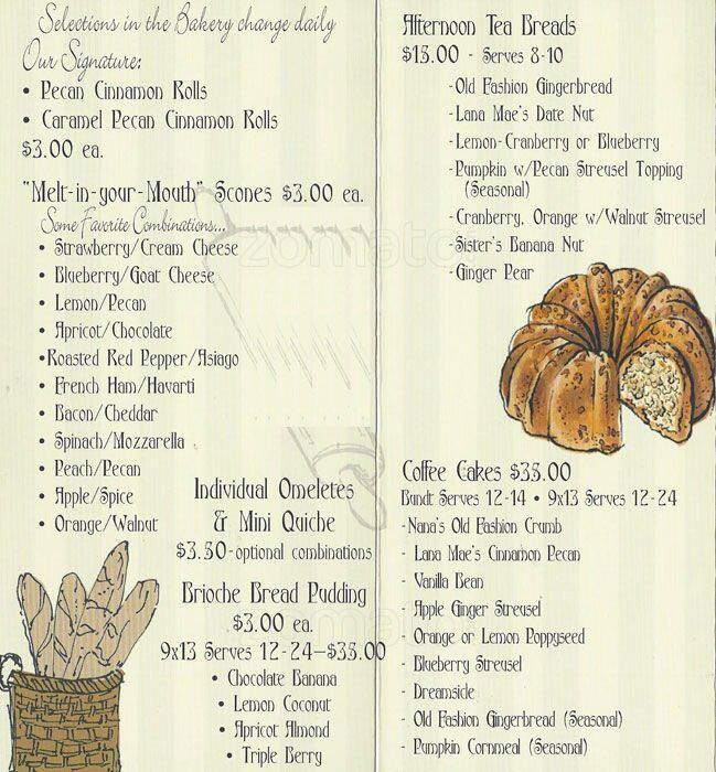 Menu at Black Rooster Bakery, Fort Worth, Forest Park Blvd