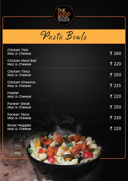 Menu at The Good Bowl, Ahmedabad, KB ROYAL PHOENIX