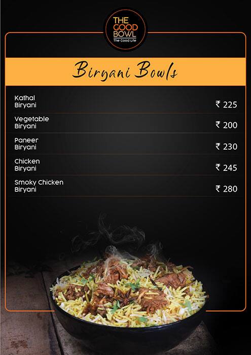 Menu at The Good Bowl, Ahmedabad, KB ROYAL PHOENIX