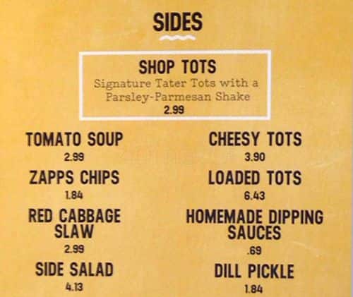 Menu at Melt Shop restaurant, West New York, 877 8th Ave