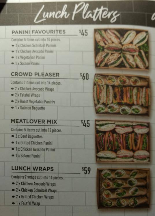 Menu at Soul Origin restaurant, Sydney, Level One/2 Chifley Square