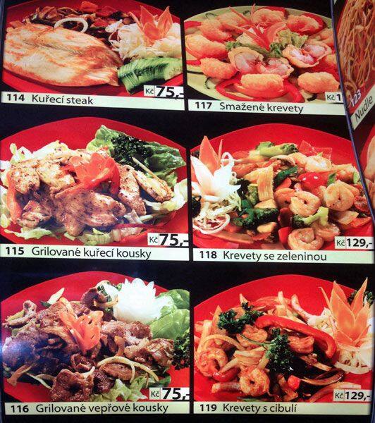 Menu at GUTY restaurant, Brno, Skandinávská 128/2