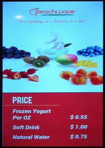 Peachwave Frozen Yogurt Menu, Menu for Peachwave Frozen Yogurt ...
