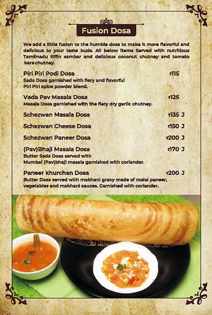 Menu at Cafe IDlish - Idli Dosa Relish Kandivali, Mumbai, Shop 2