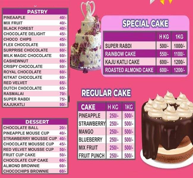 Menu of S S Bakers, Kalyan, Thane