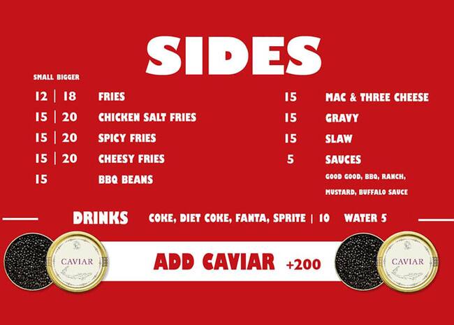 Menu of Bonbird, Al Safa, Dubai