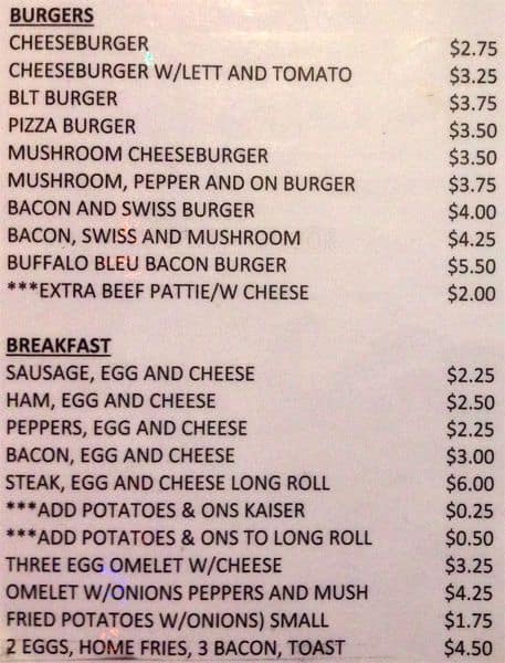 Pop Pops Bar And Stans Deli Menu - Urbanspoon/Zomato