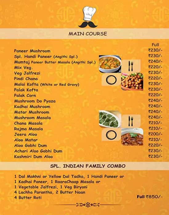 Menu of Pindori - The Village Kitchen, Chandkheda, Ahmedabad