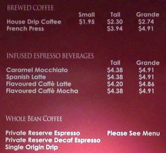 Caffe Artigiano Menu Menu For Caffe Artigiano St Lawrence Toronto