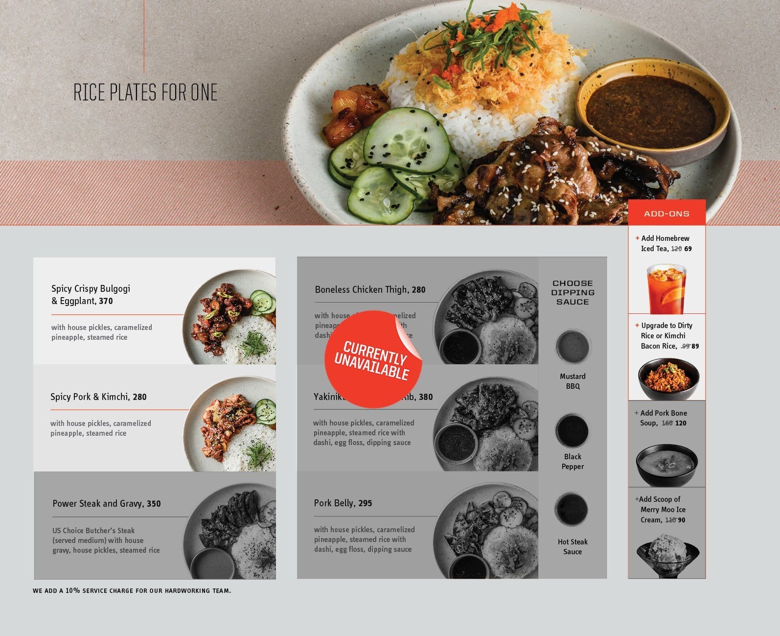 Menu at Bad Bird x Tsukemen restaurant, Manila, HXGM+7QW