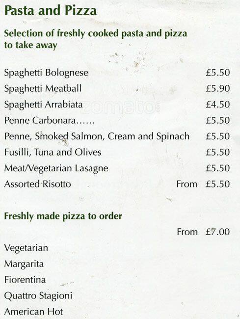 Menu at Nelsons cafe, London, 168 Borough High St