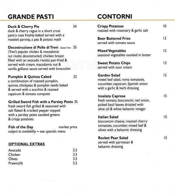 Trevi Italian Ristorante, Penrith, Sydney - Urbanspoon/Zomato