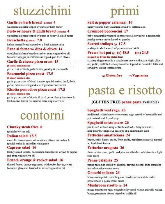 Al Martino's Menu, Menu for Al Martino's, Illawong, Sydney - Urbanspoon ...