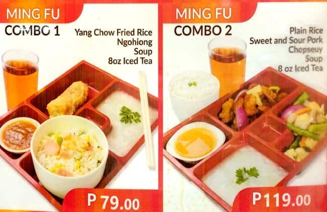 Menu at Ming Fu Asian Cuisine restaurant, Cebu City, 8V5V+PGG Robinsons ...