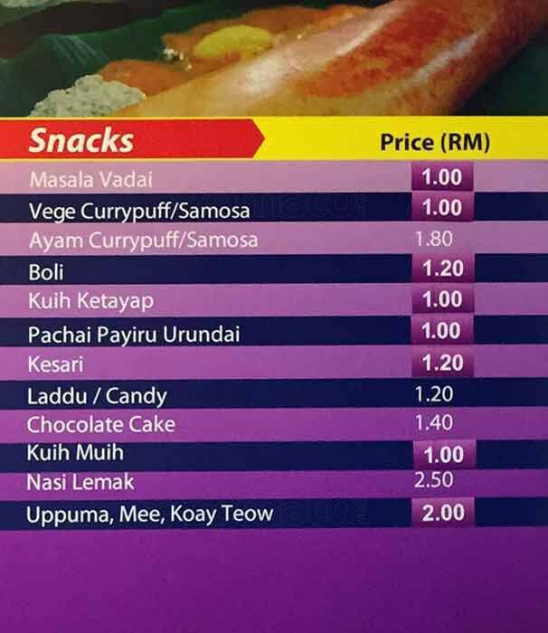 Menu at Restoran Jaya AGD Sdn Bhd PJ restaurant, Petaling Jaya, 1