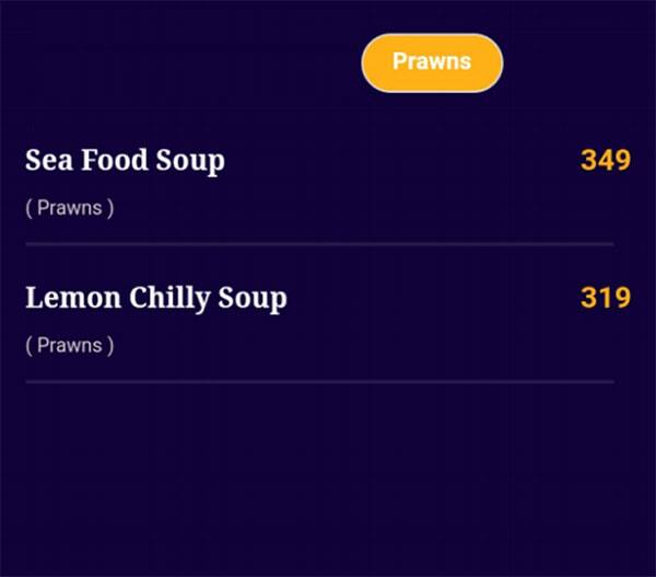 Menu at Planet 9, Pune, Survey 44/7