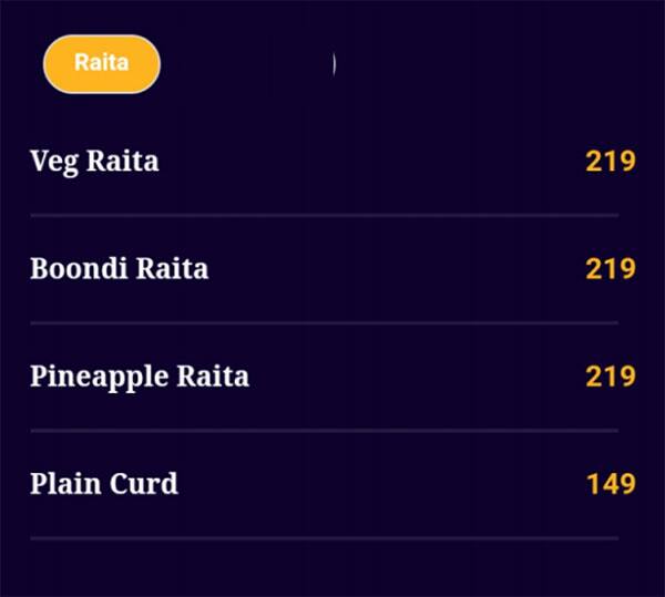 Menu at Planet 9, Pune, Survey 44/7