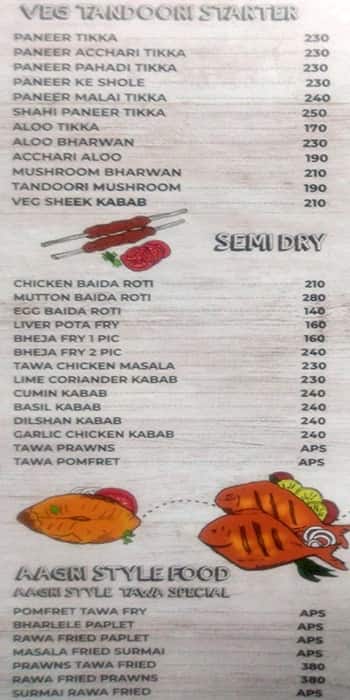 Menu at Mr Grill, Thane